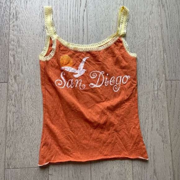 Hollister Tops Vintage Hollister Aloha Eyelet Lace Tank Cami New